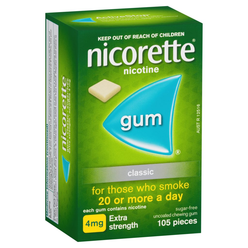 Special Import - NICORETTE 4MG CLASSIC SUGAR FREE 105 GUMS - العربية